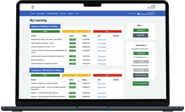 Oxford Health Foundation NHS Trust - Think Learning